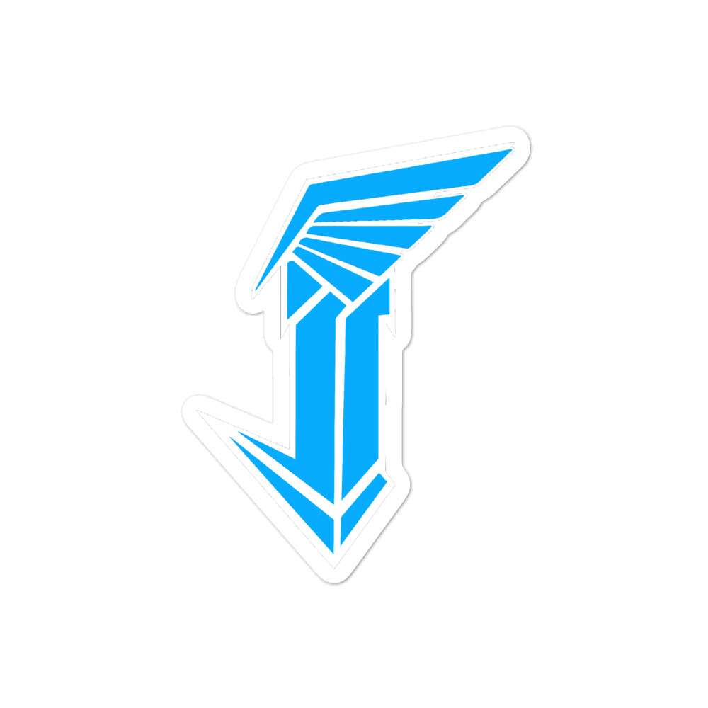 JAIDEN “Winged J Logo” Bubble-free stickers – Brainbuster Tees