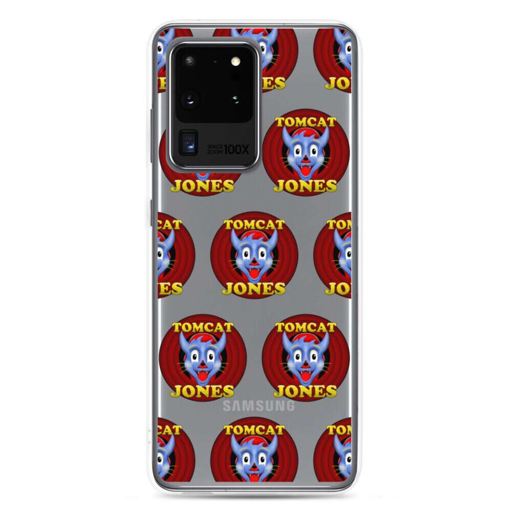Tomcat Jones “Cartoon Logo” Samsung Case – Brainbuster Tees
