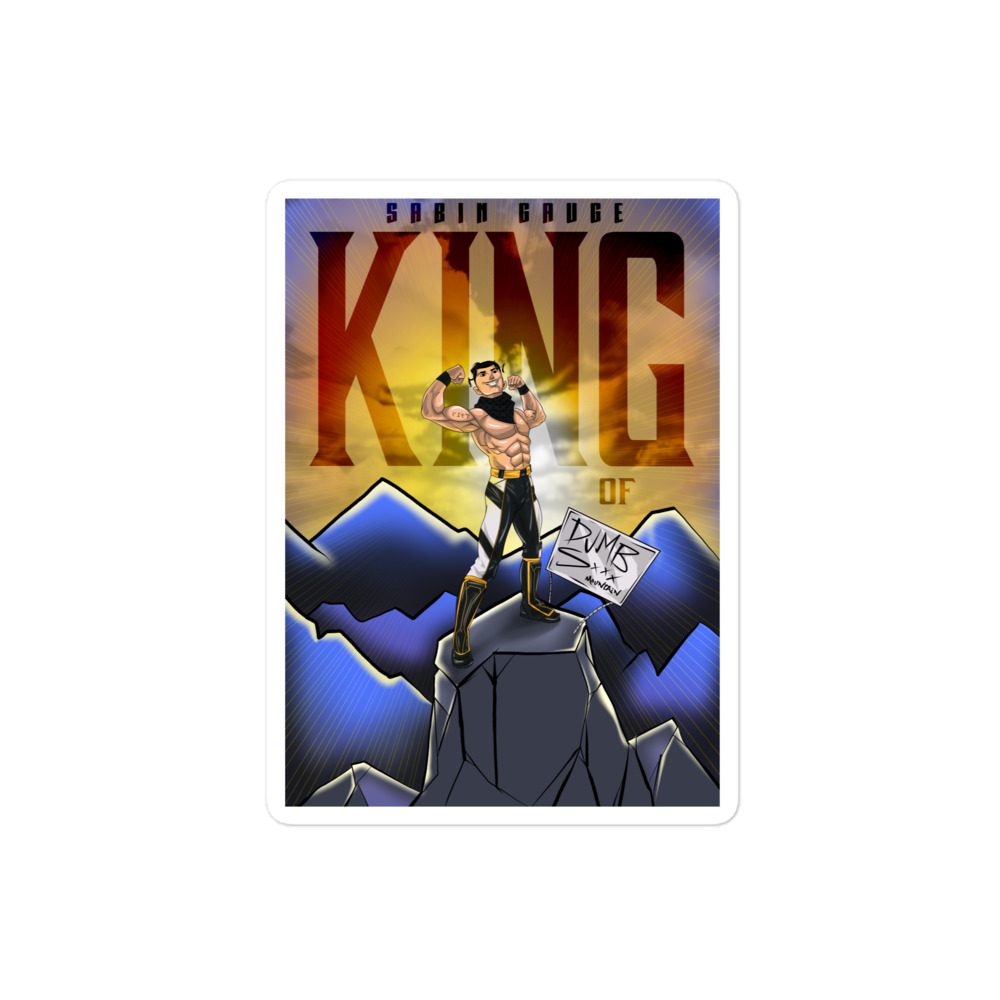 Sabin Gauge “King Sabin” Bubble-free stickers – Brainbuster Tees