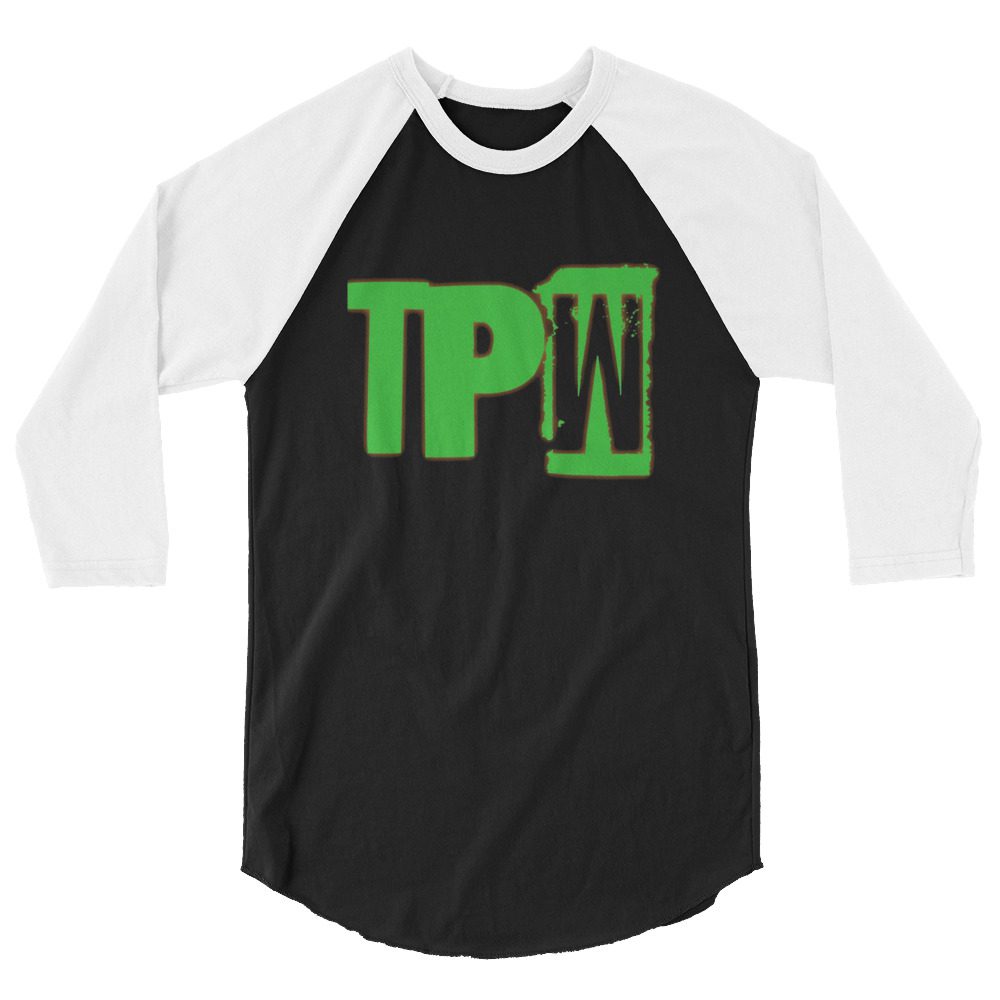 Timber Pro Wrestling “TPW OG Logo” 3/4 sleeve raglan shirt ...