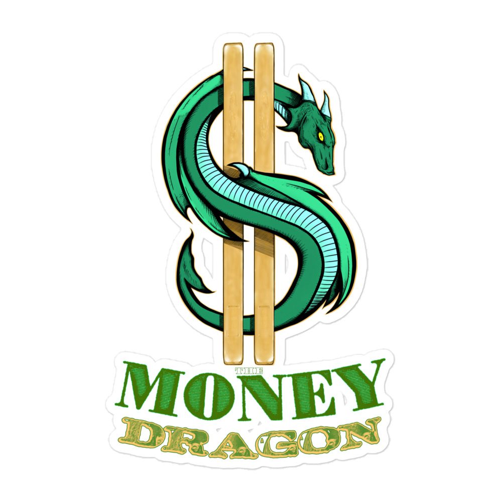 Angelo Carter “The Money Dragon” Bubble-free stickers – Brainbuster Tees
