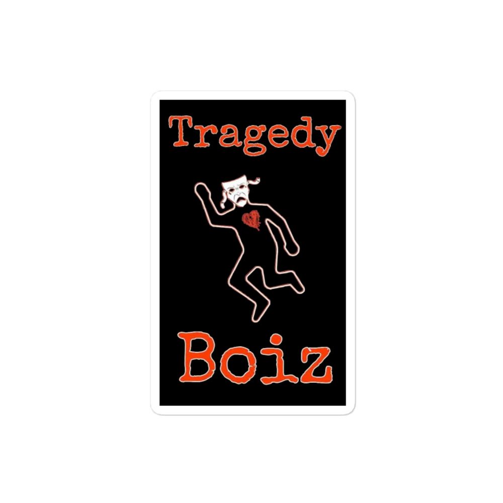 Tragedy Boiz “Dead Jed” Bubble-free stickers – Brainbuster Tees