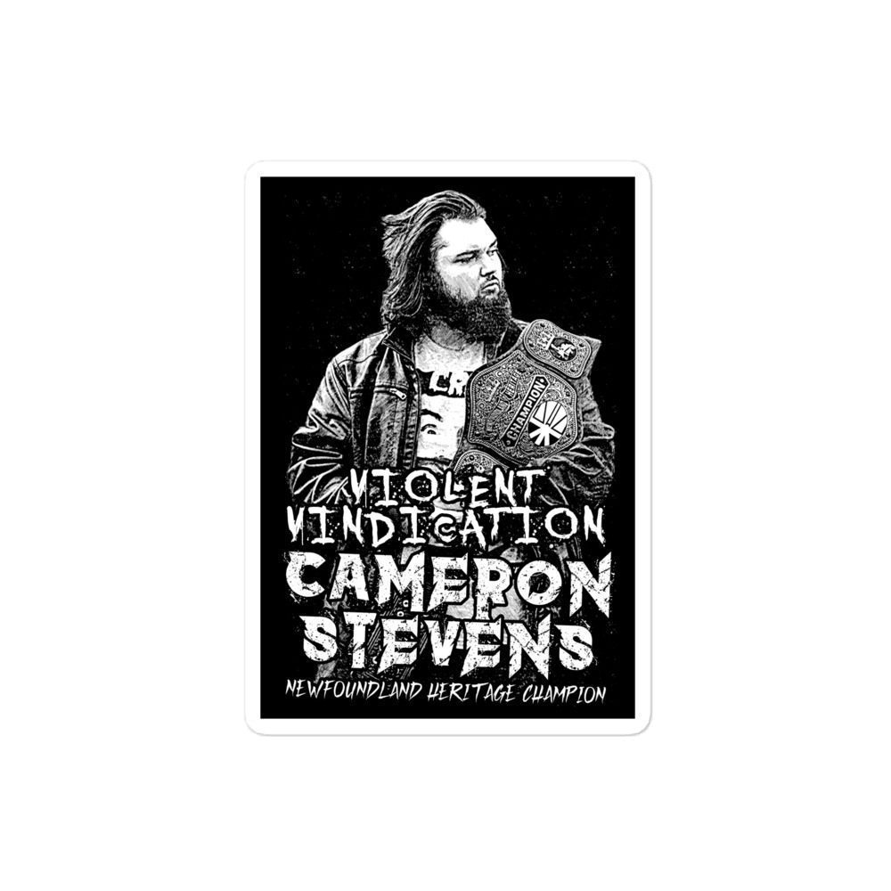 Cameron Stevens “NFLD Hertiage Champion” Bubble-free stickers ...