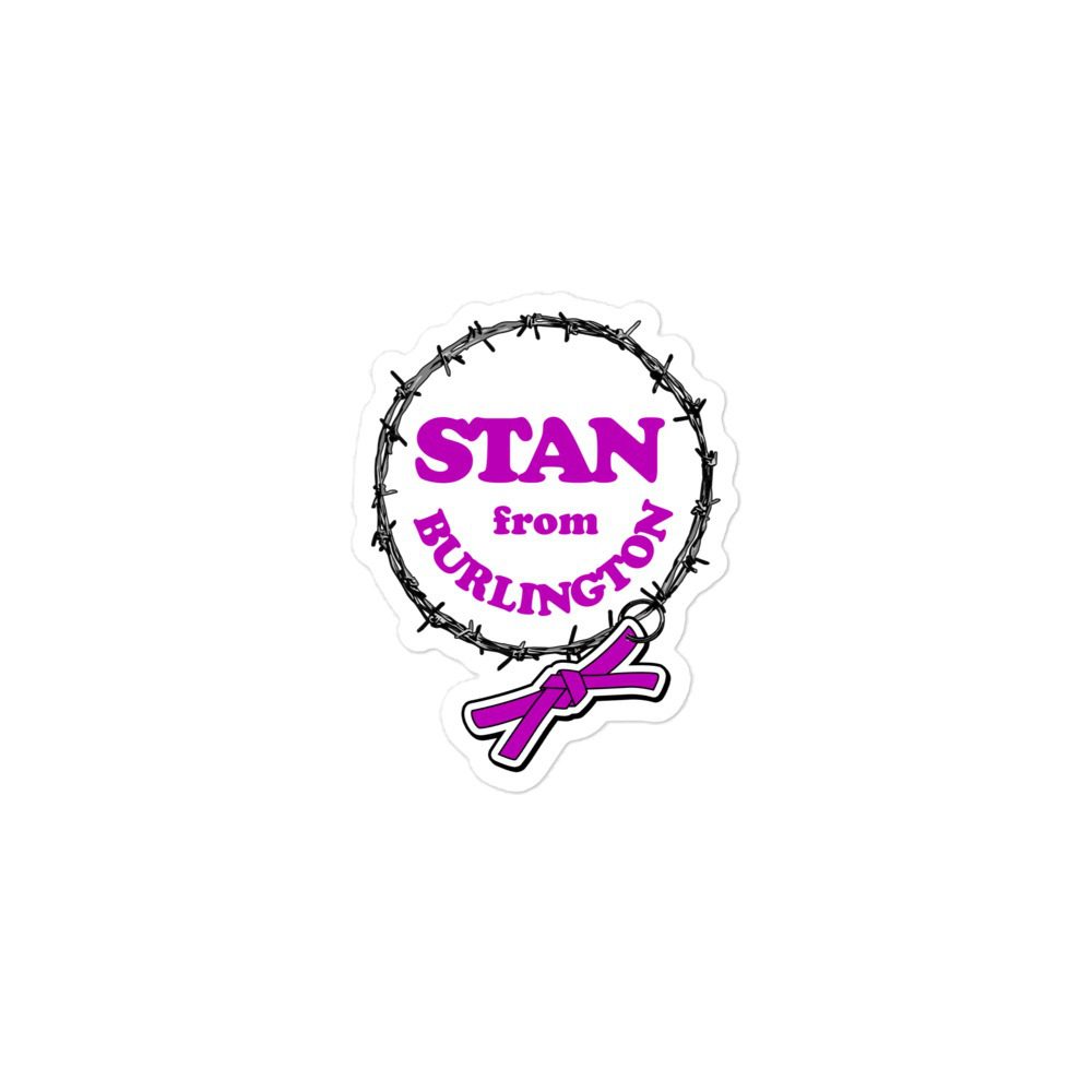 Indie Wrestling Guide “Stan from Burlington Barbwire Logo” Bubble-free ...