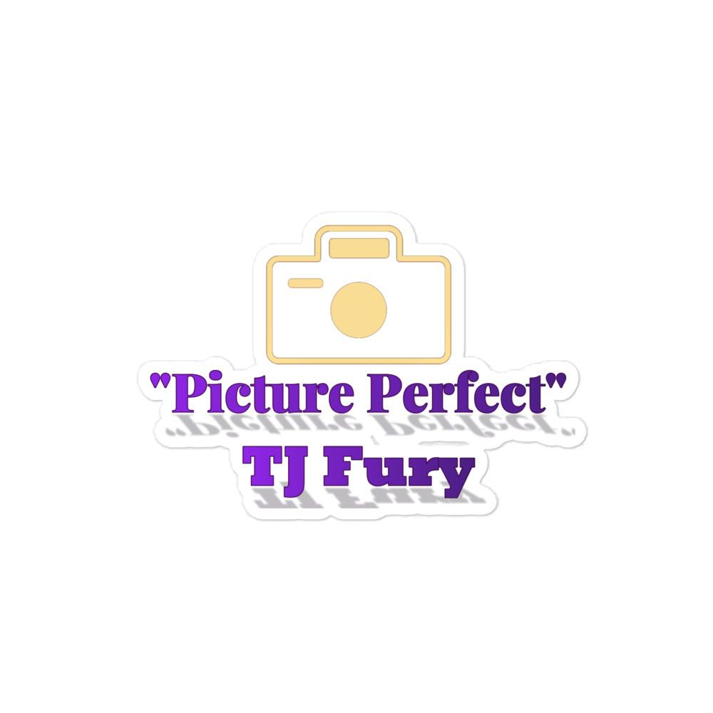 TJ Fury “Picture Perfect (ver 3)” Bubble-free stickers – Brainbuster Tees