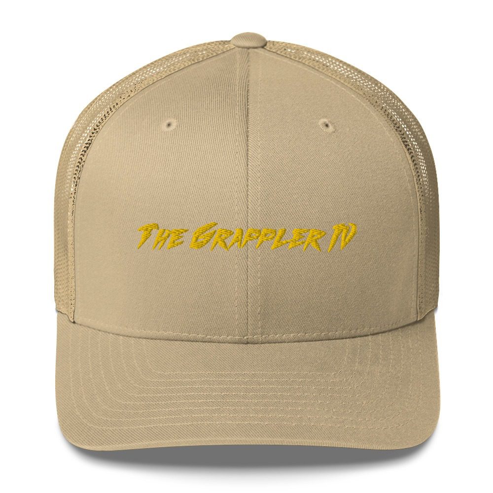 The Grappler IV “Grappler IV (Piper)” Trucker Hat – Brainbuster Tees