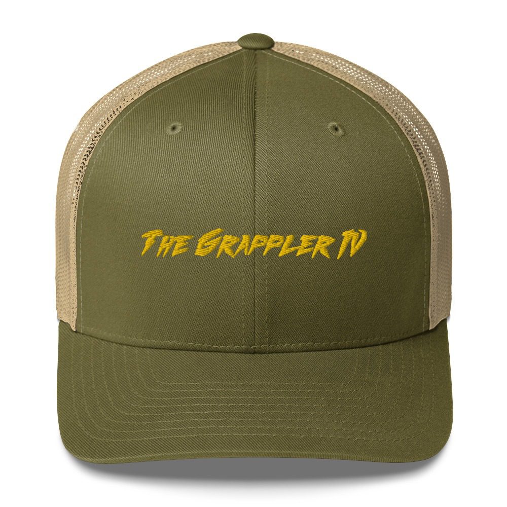 The Grappler IV “Grappler IV (Piper)” Trucker Hat – Brainbuster Tees