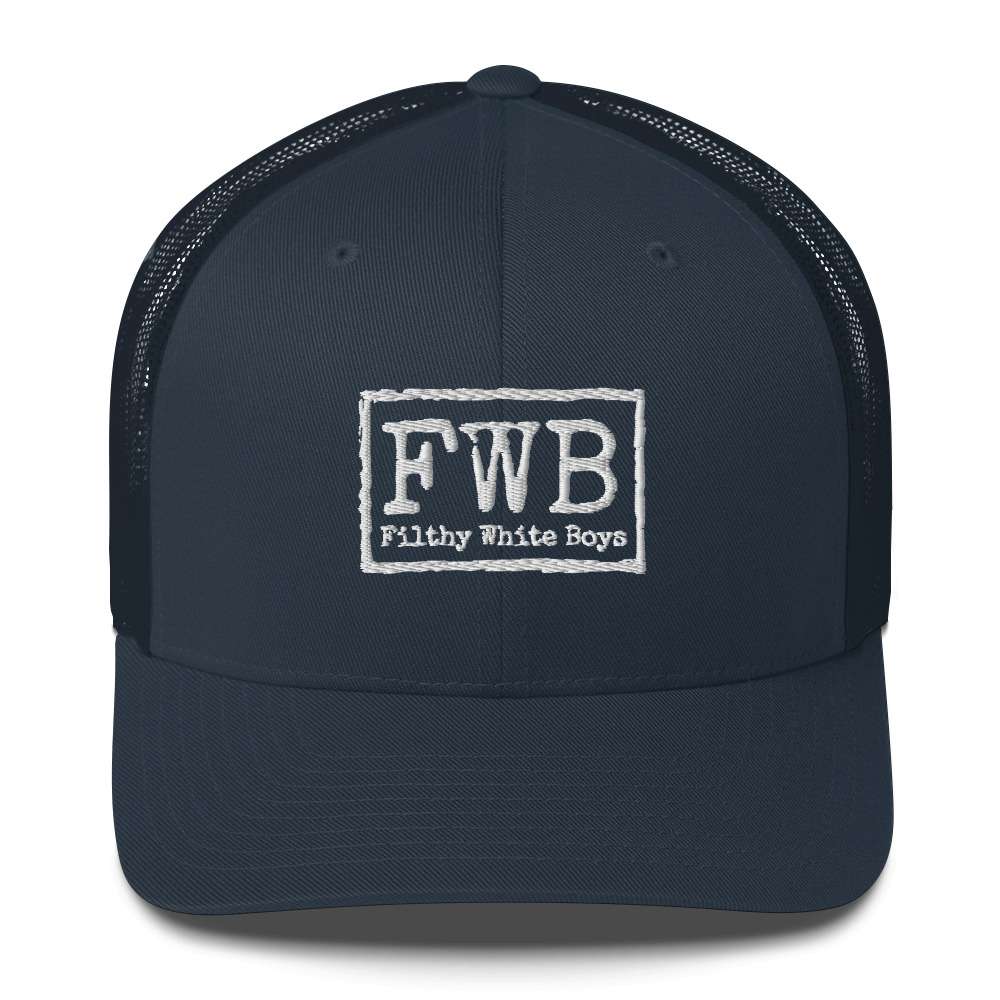 The Grappler IV “Filthy White Boys” Trucker Hat – Brainbuster Tees