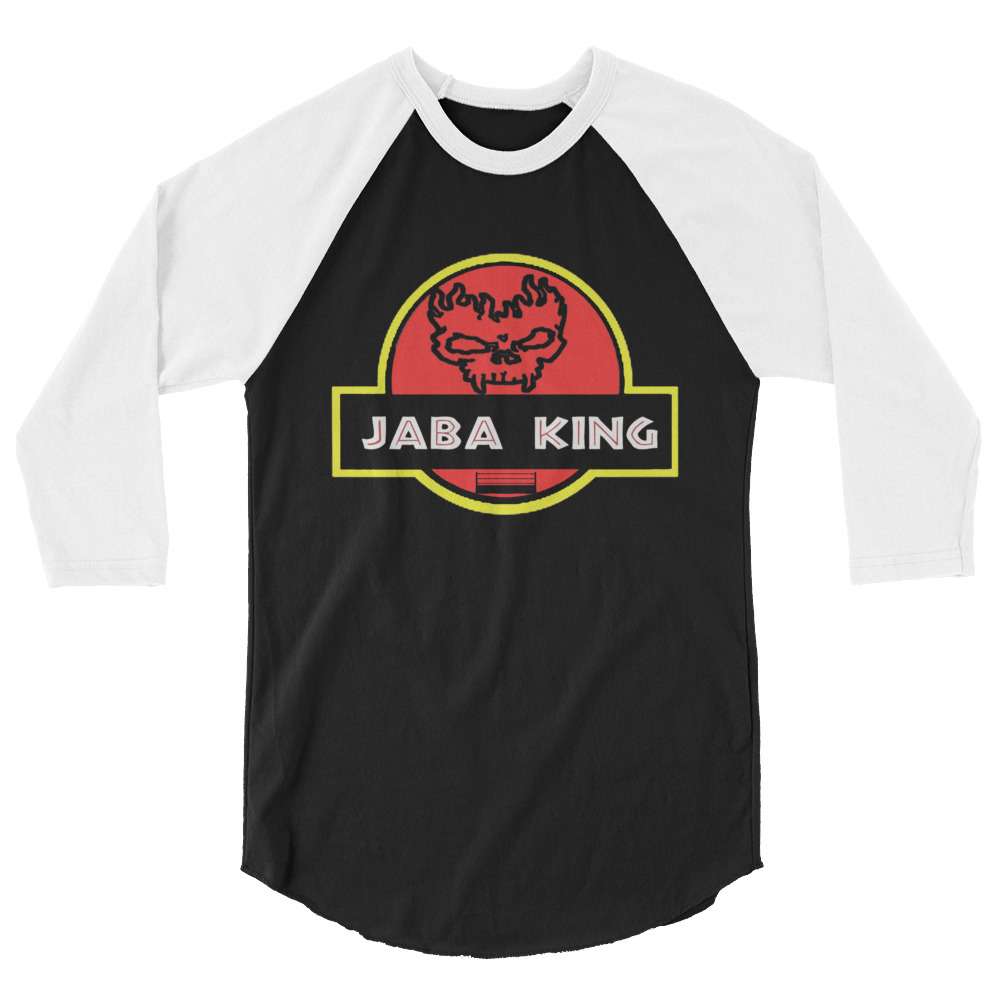 Jaba King “Never Extinct” 3/4 sleeve raglan shirt – Brainbuster Tees