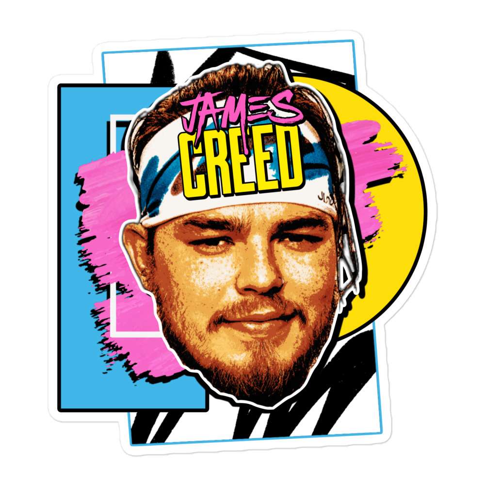James Creed “90’s Creed” Bubble-free stickers – Brainbuster Tees