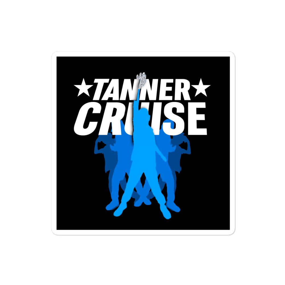 Tanner Cruise “Reach for the Light” Bubble-free stickers – Brainbuster Tees